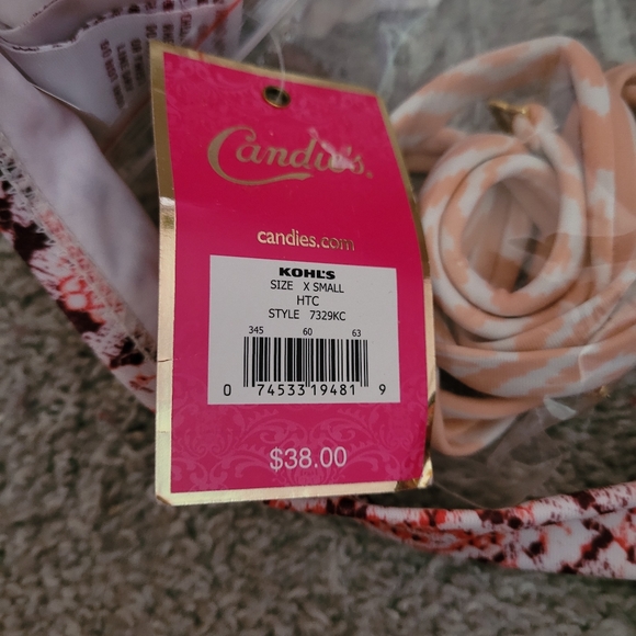 Candie's | Swim | Sale Nwt Candies Bikini Top Xs With Optional Strap ...
